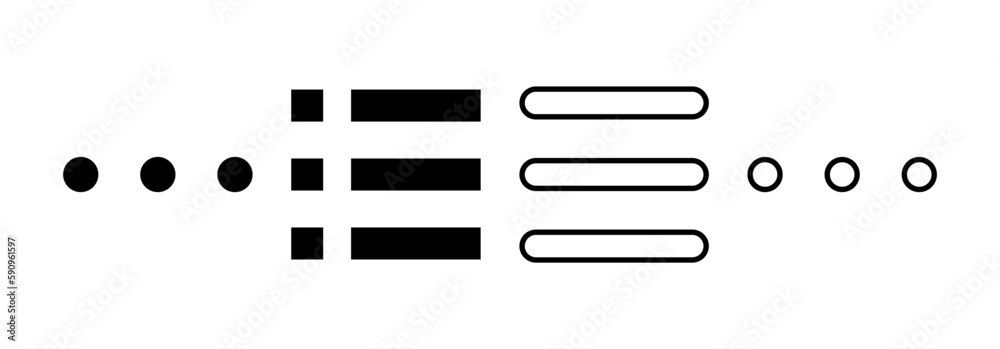 Menu Icon vector for web and mobile app. web menu sign and symbol ...