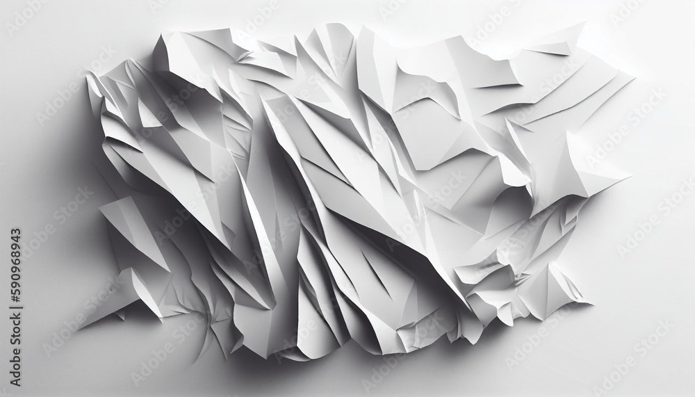 White Background with Crumpled Paper Effect, crumpled paper, effect ...