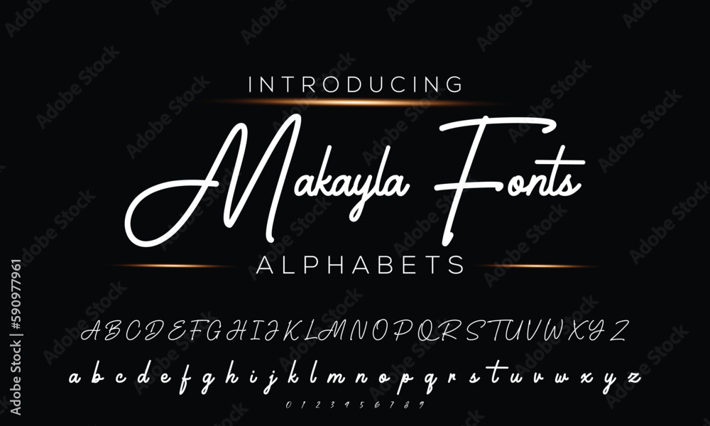Hand Drawn Vector Alphabet Script Font Isolated Letters Written With Marker Ink Calligraphy