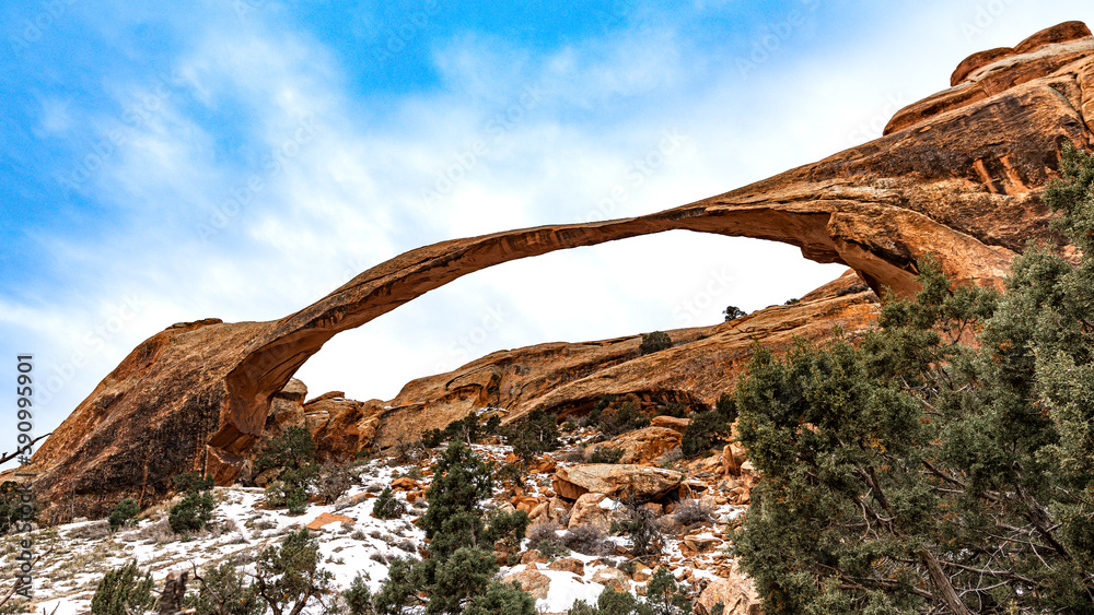 landscape arch Stock Photo | Adobe Stock