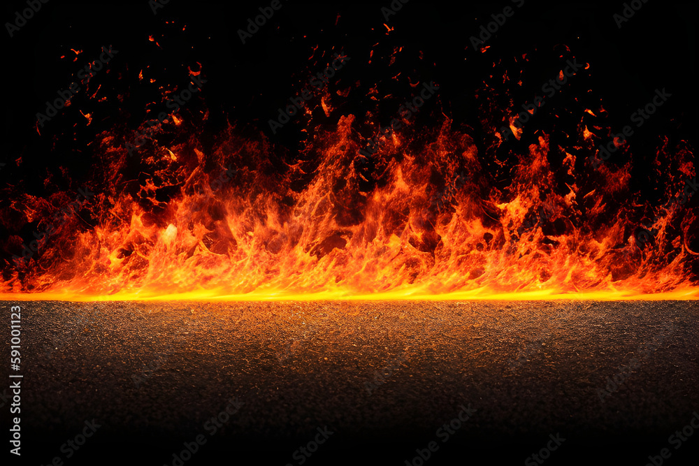 FIRE in the black background | Photoshop File overlay | fire sparks ...