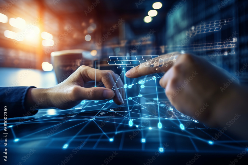 Transport and logistic concept, Manager and engineer checking and ...