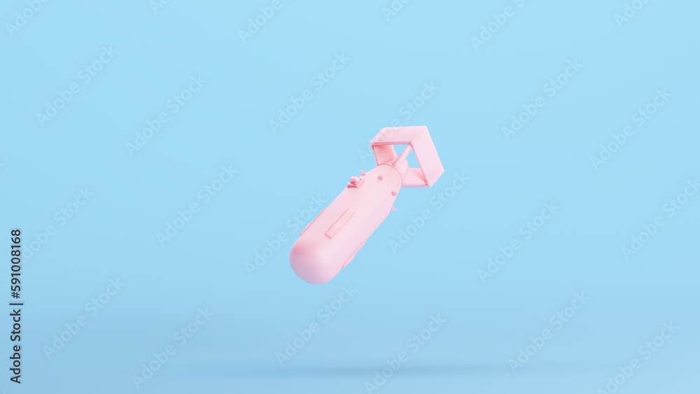 Pink Atomic Bomb Explosive Device Bomb War Mass Destruction Power ...