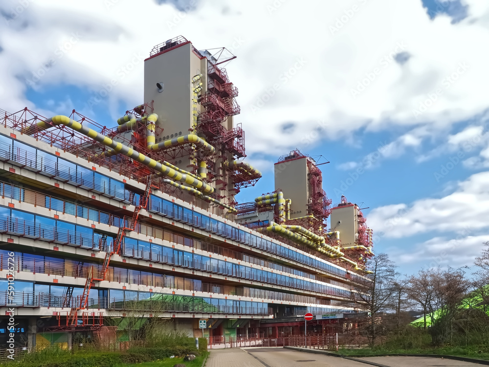 University Hospital building Uniklinik RWTH Aachen in Germany Stock ...