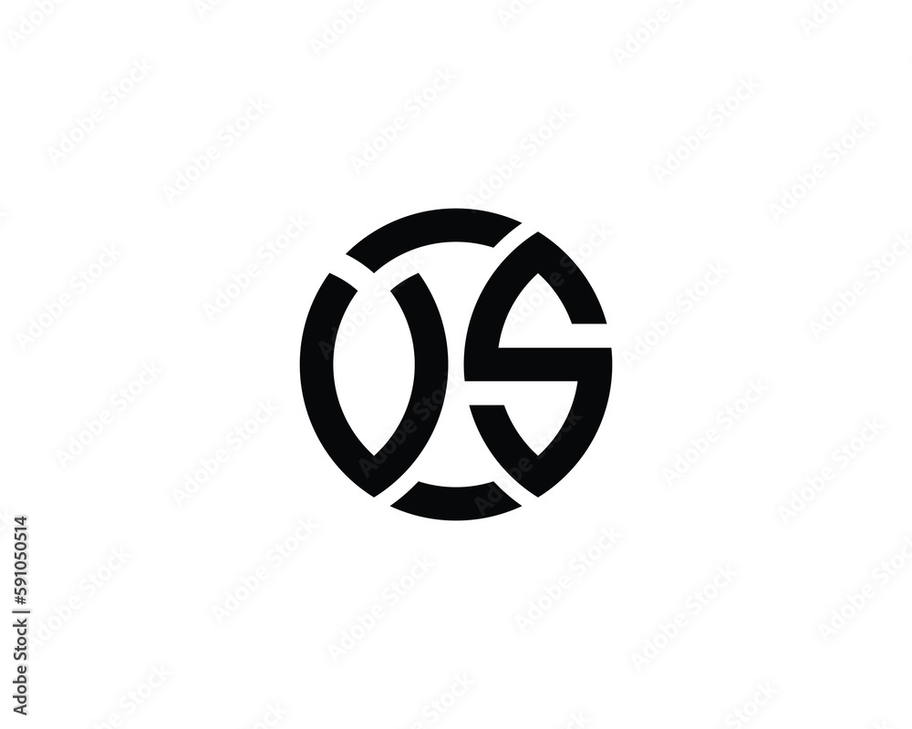 VS logo design vector template Stock Vector | Adobe Stock