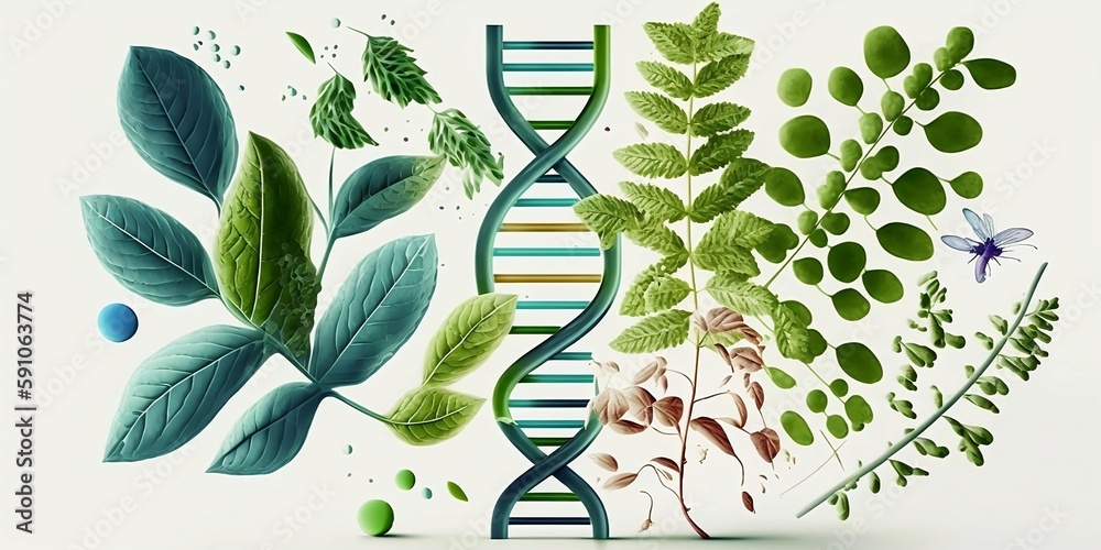 Biology laboratory nature and science, plant and environmental study ...