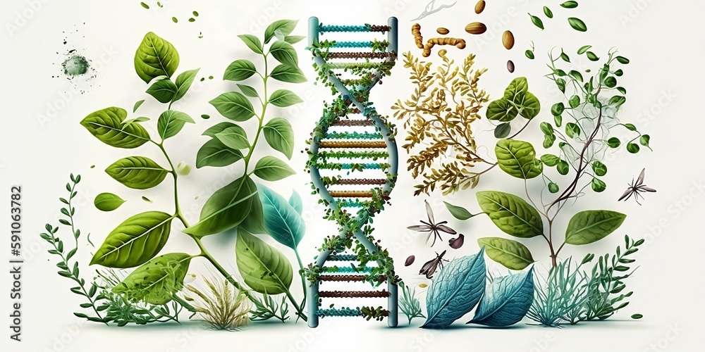 Biology laboratory nature and science, plant and environmental study ...