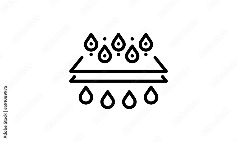 Liquid drop clean, filter water icon, Aqua clear logo design, vector ...