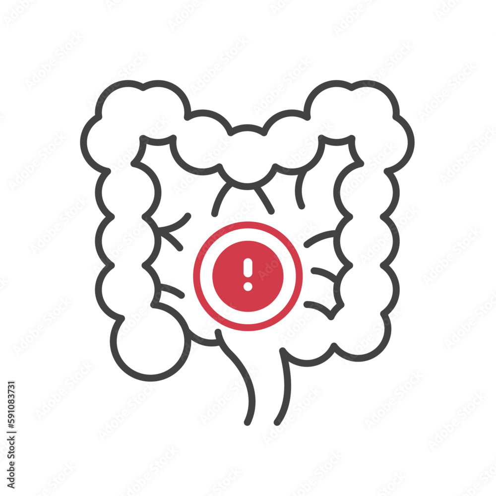 Outline style health care ui icons collection. Human organ disease ...