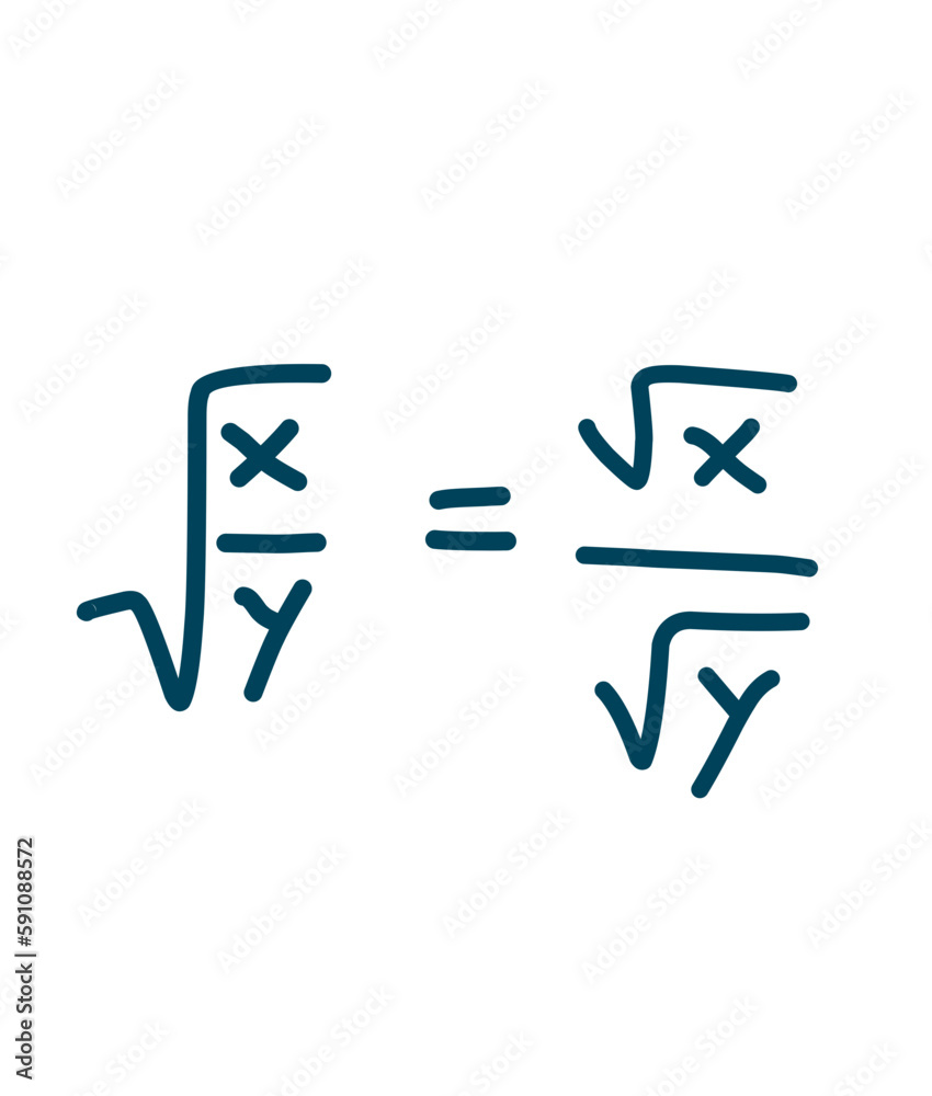 Doodle math formulas. Handwritten mathematical equations, schemes on ...