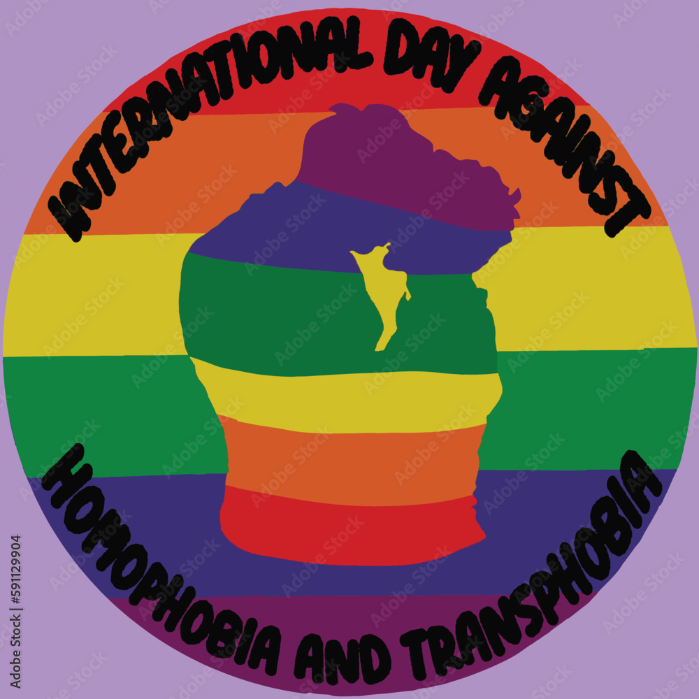 International day against homophobia and Transphobia rainbow A rainbow ...