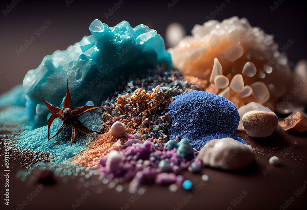 Environmentalists filter the microplastic waste contaminated with the ...