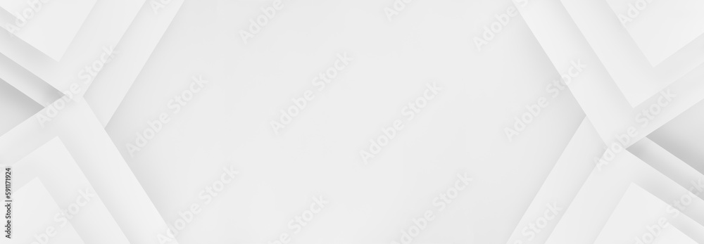 Geometric abstract white background with lines and angles in simple ...