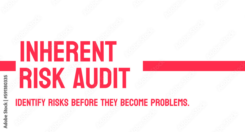 Vecteur Stock Inherent Risk Audit - A review of an organization's ...