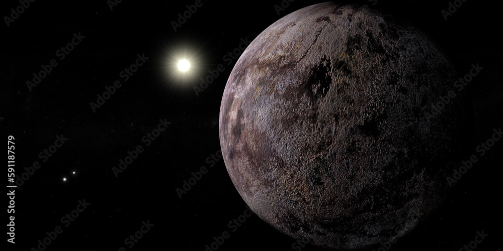 Poster Exoplanet Proxima Centauri B with Alpha Centauri binary stars ...