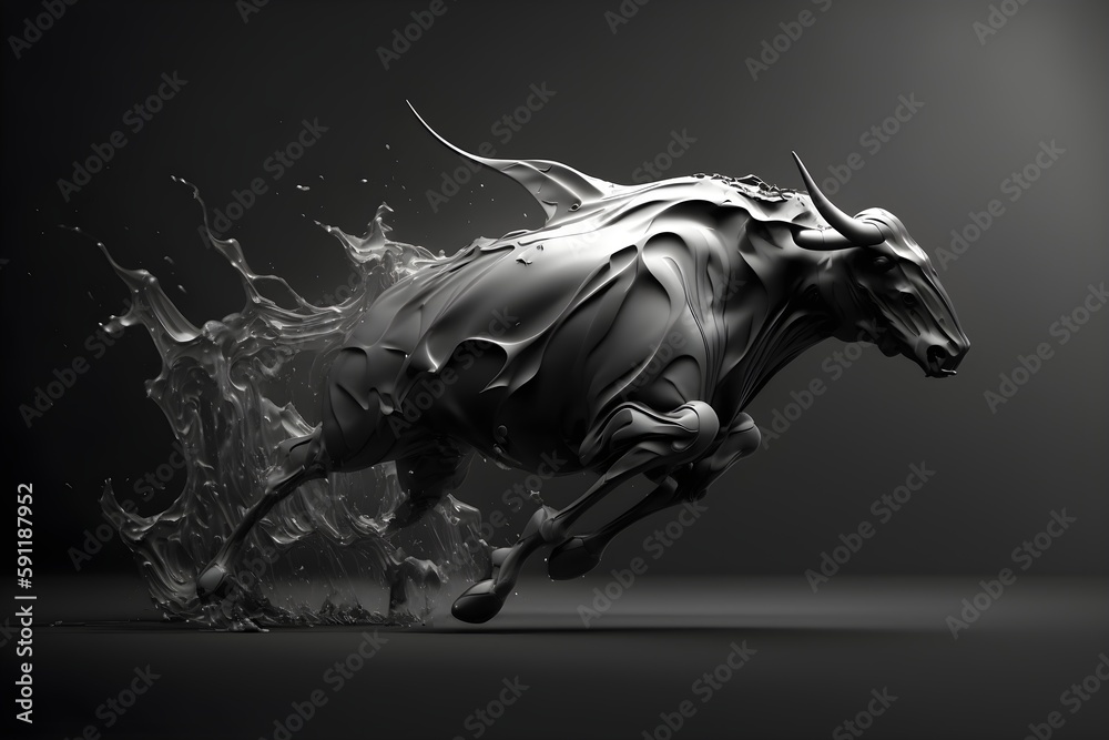 RedBull highly detailed black and white octane render V5 Stock Illustration | Adobe Stock
