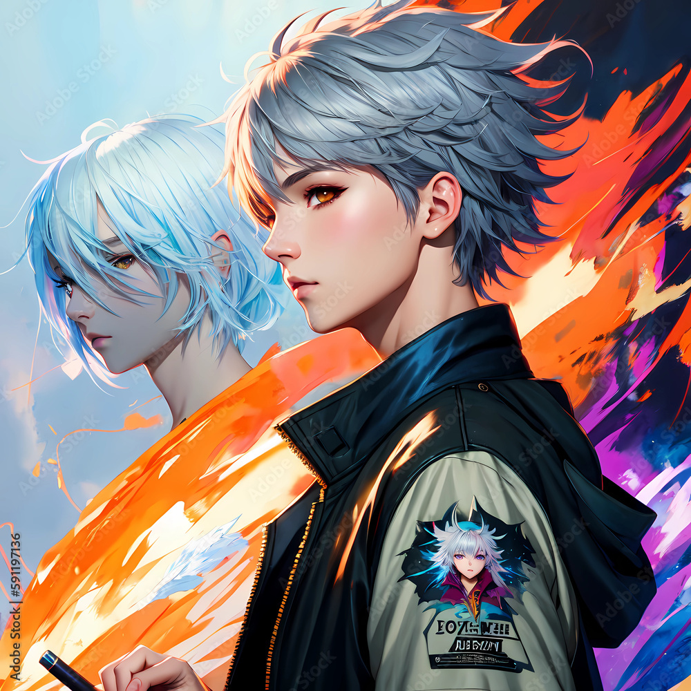 Ai generated art generative ai anime girl, chibi girl, cute anime girl ...