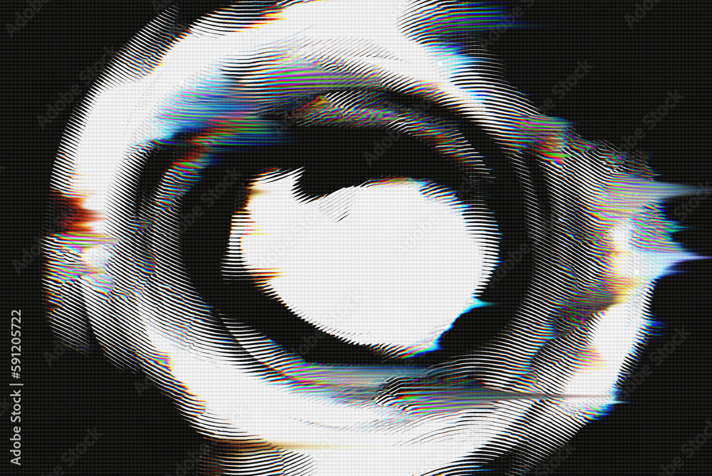 Elegant Curve Glitch Flow Fluid Liquid Rainbow Blurred Move Stripes on ...