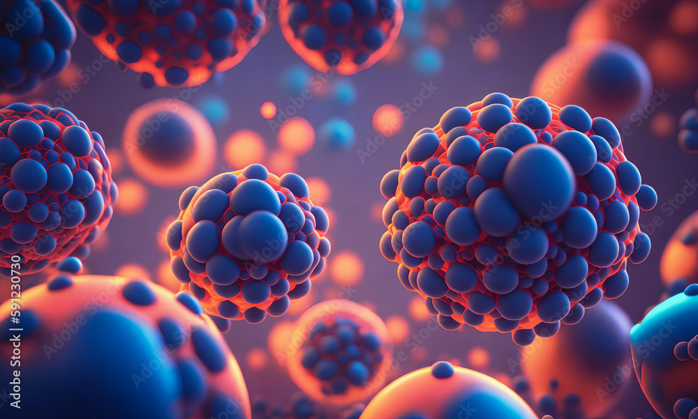 Complex Chemical Structures In Vibrant Colors Atoms Modern Styling complex-chemical-structures-in-vibrant-colors-atoms-modern-styling