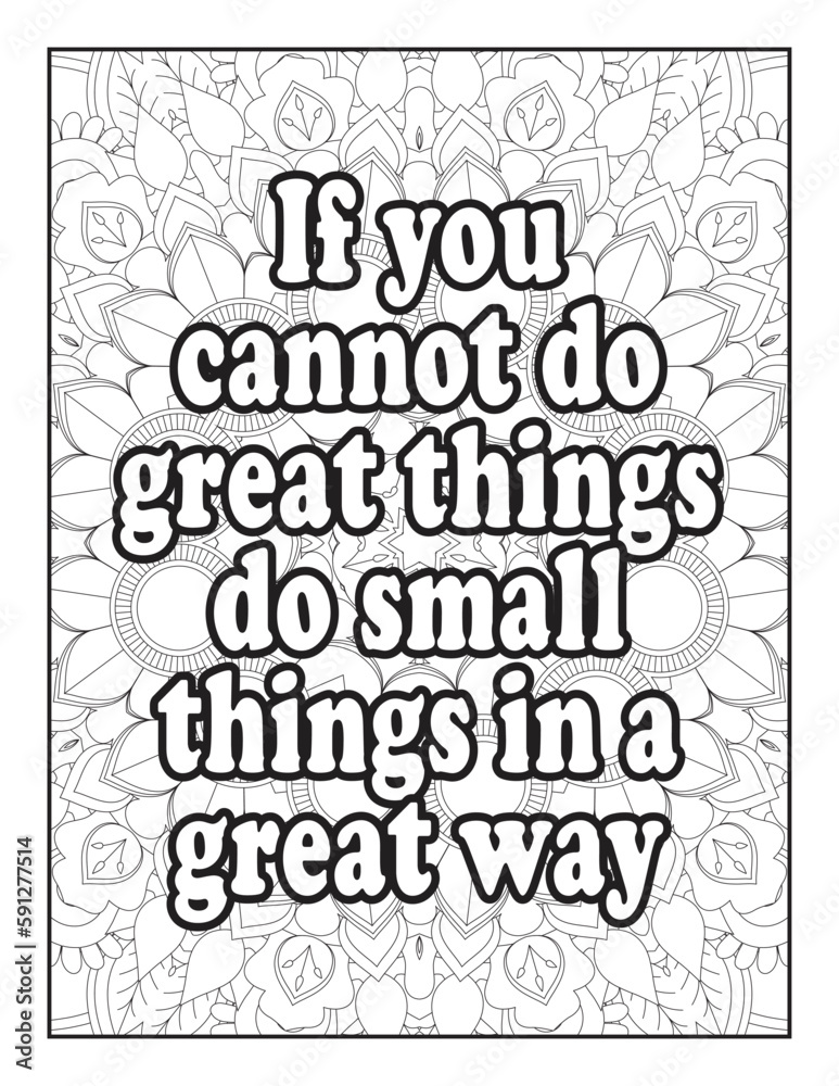 Quotes. Motivational quotes coloring page. Inspirational quotes ...