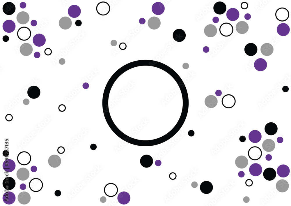 Asexual background. Asexual pride flag colors. Asexuality icon vector ...