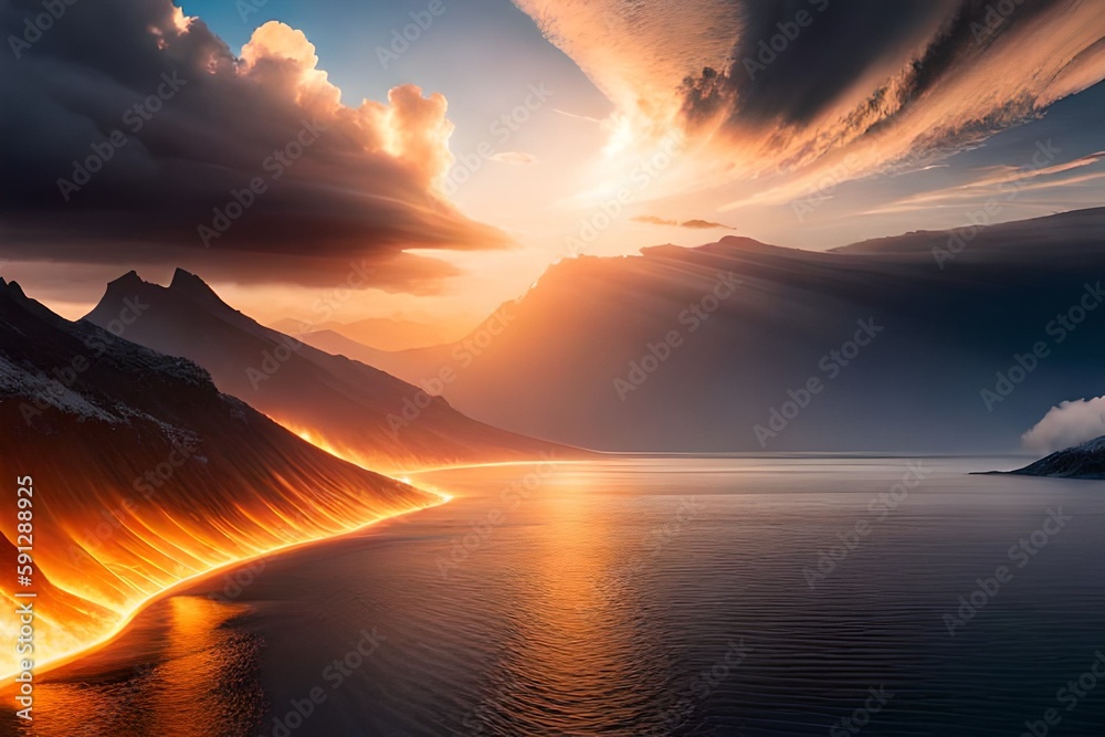 Ilustração do Stock: a photo of the end of the world, described as the ...