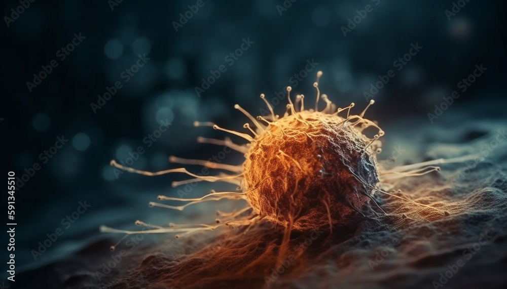 Magnified cancer cell reveals deadly molecular structure generated by ...