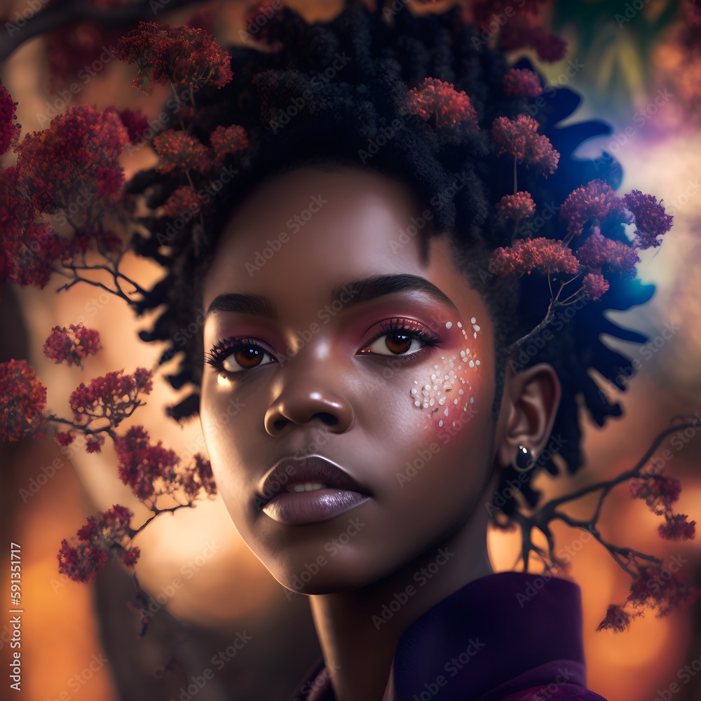 shot of an effervescing portrait of angelic Lauryn Hill by anish kapoor ...