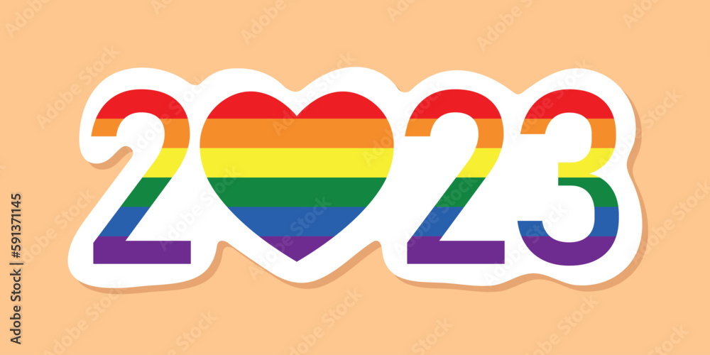 2023 LGBT Pride Flag, Gay community, pride month, LGBTQ rainbow flag ...
