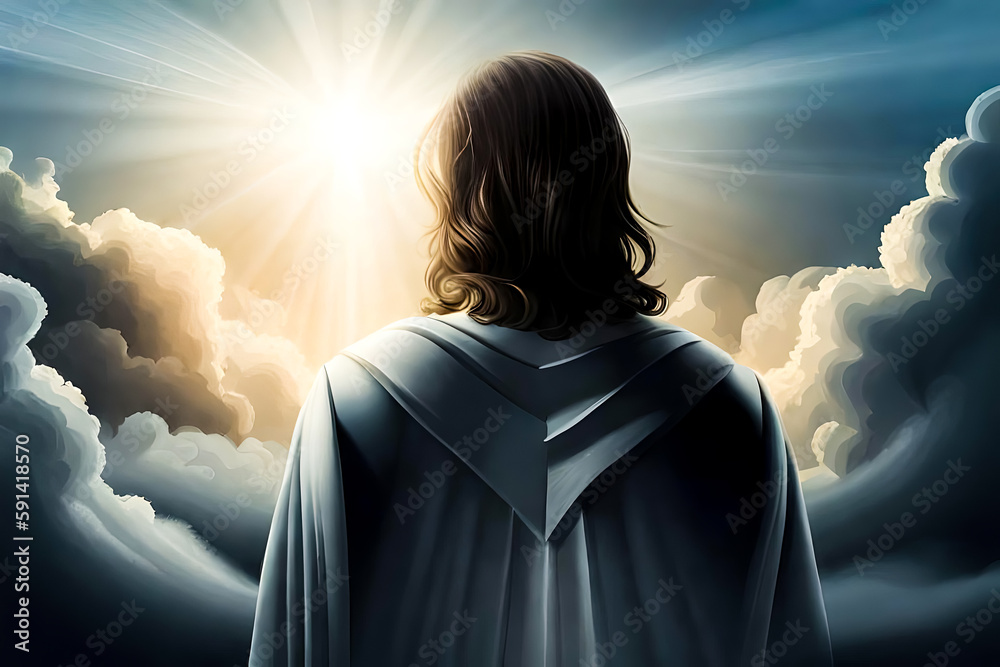 "Jesus Christ in Silhouette: A Powerful Image of the Divine" Jesus ...