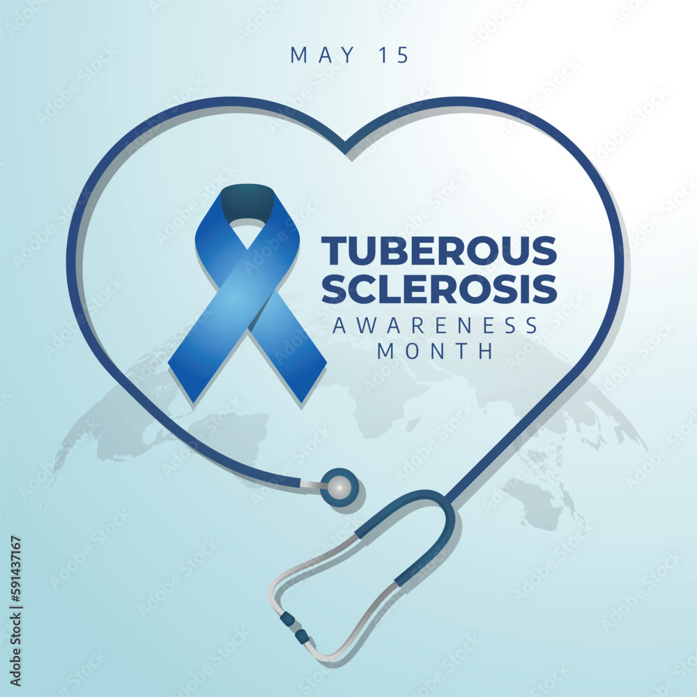 Vetor de tuberous sclerosis awareness month design for celebration ... Vetor de tuberous sclerosis awareness month design for celebration ...