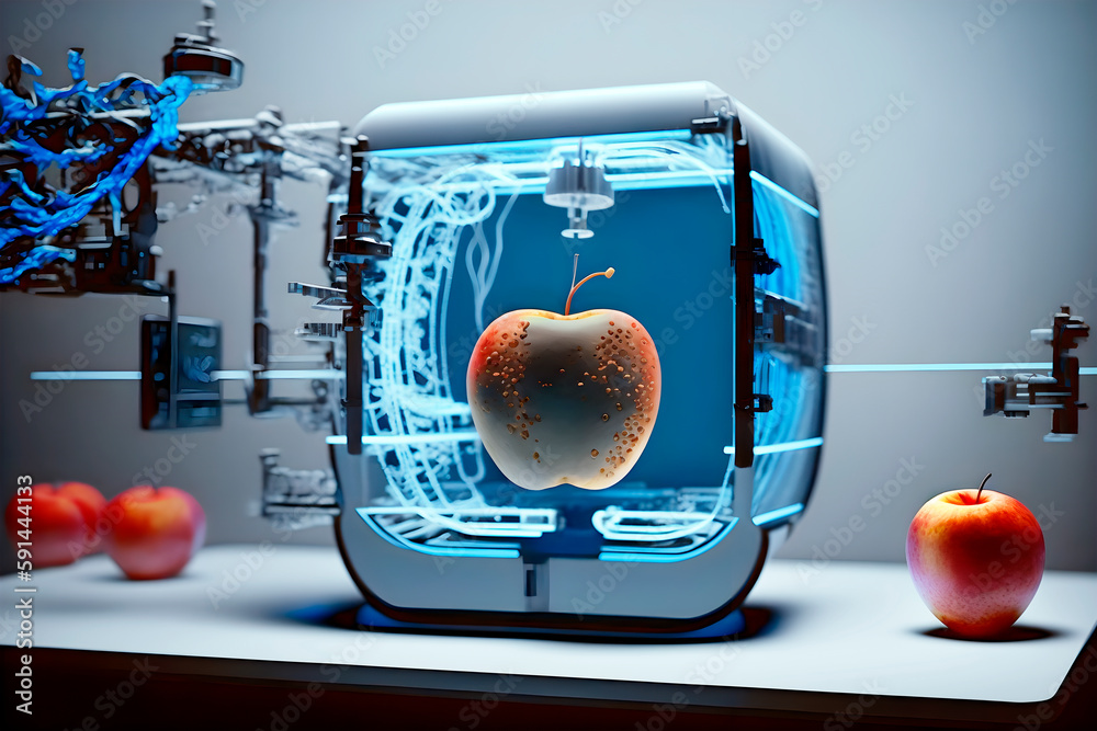 Comida artificial futurista. Innovación en la industria de alimentos ...