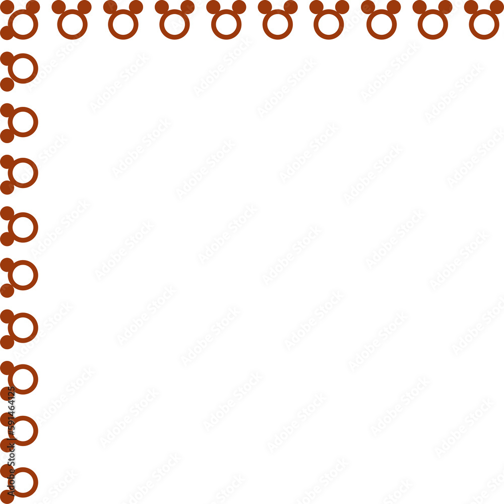 Edge border png graphic clipart design Stock Illustration | Adobe Stock