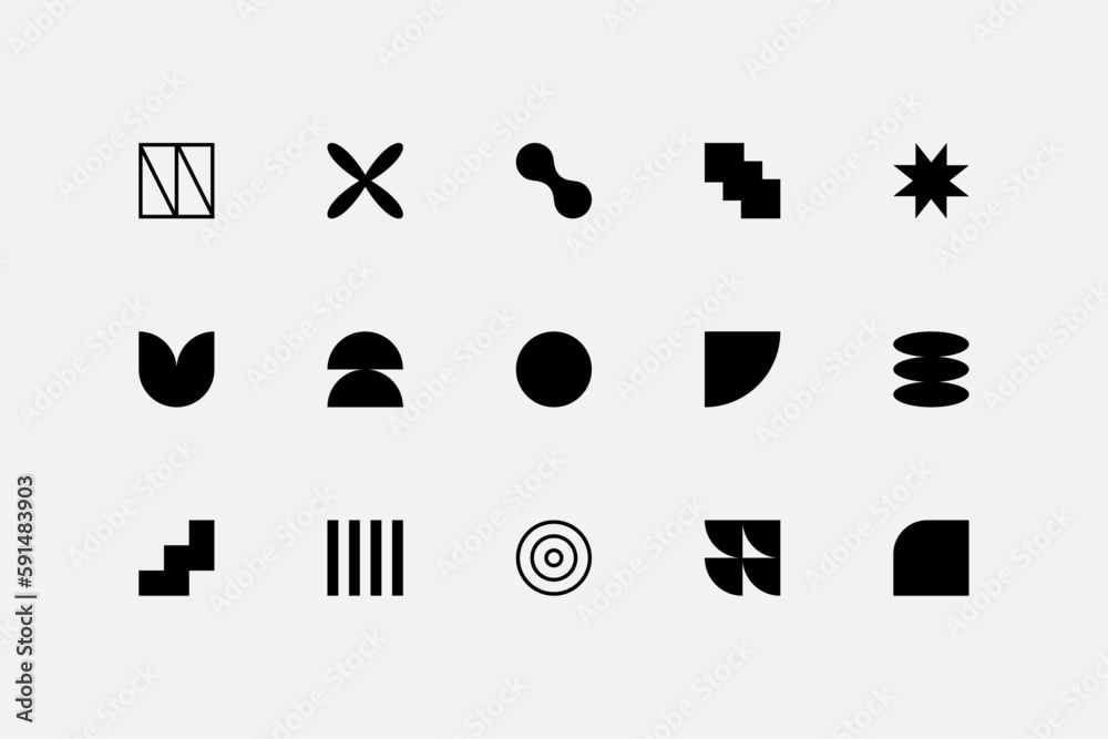 Photo & Art Print Symbols set, Léo Alexandre