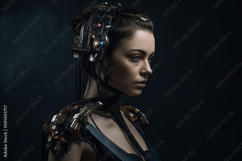 abstract, robotic body parts as human evolution, human artificial ...