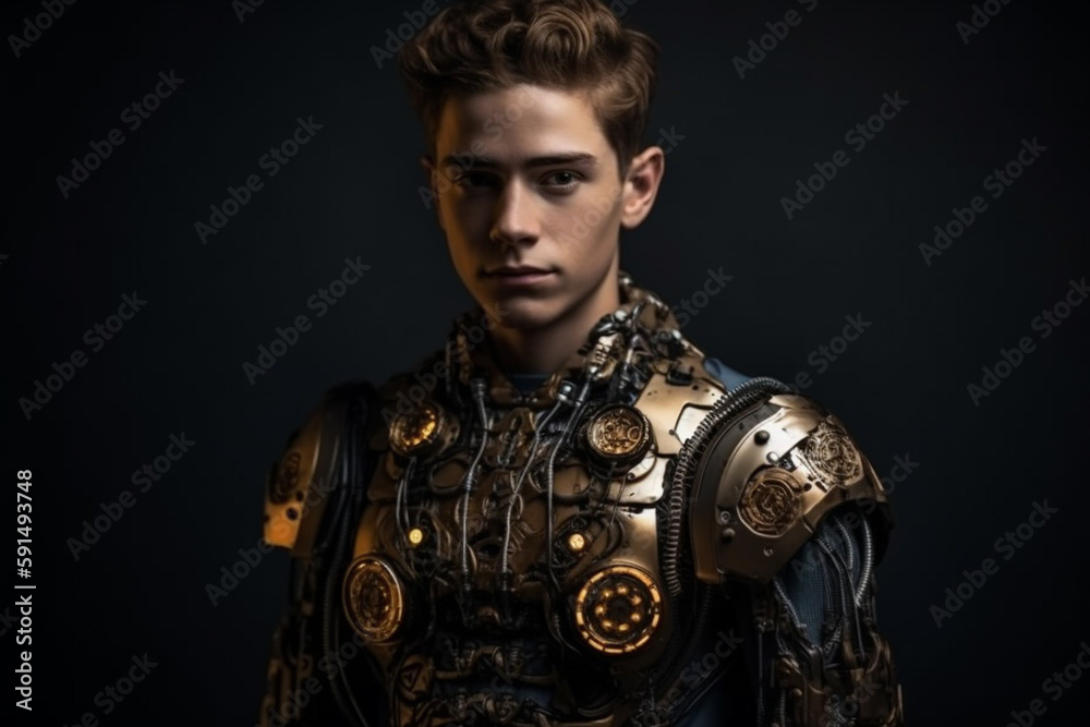 abstract, robotic body parts as human evolution, human artificial ...