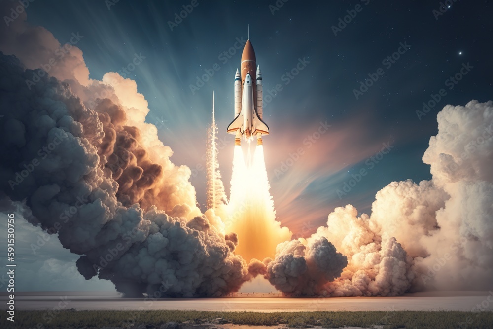 components of this picture provided by nasa depict the launch of a ...