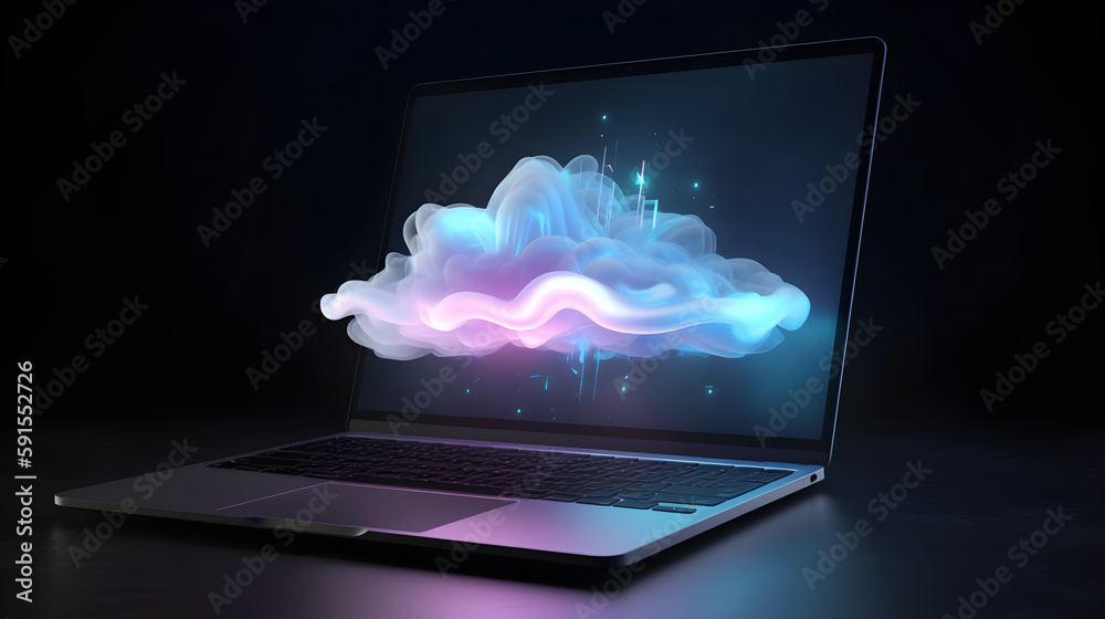 laptop, computer, cloud, technology, internet, connectivity, data ...
