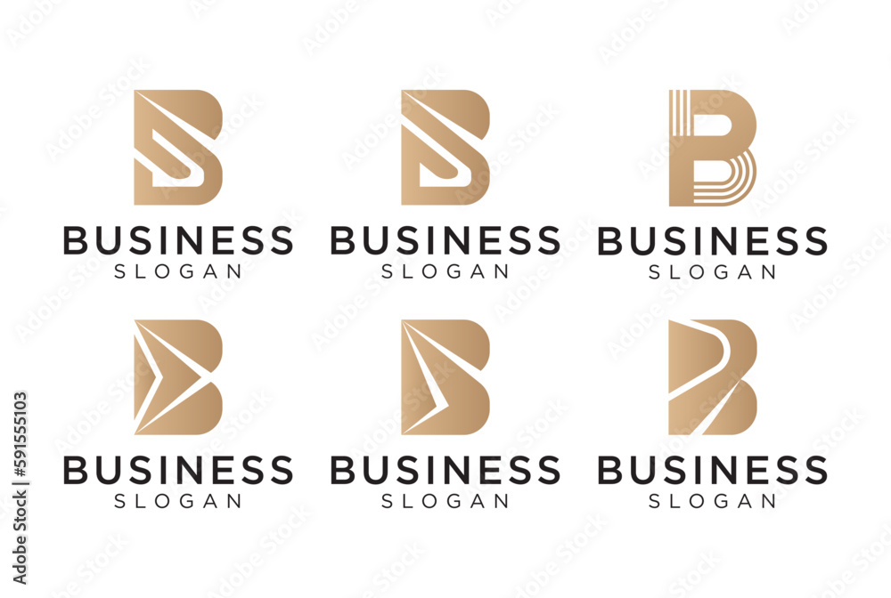 Luxury and elegant Letter B logo design for various types of businesses ...