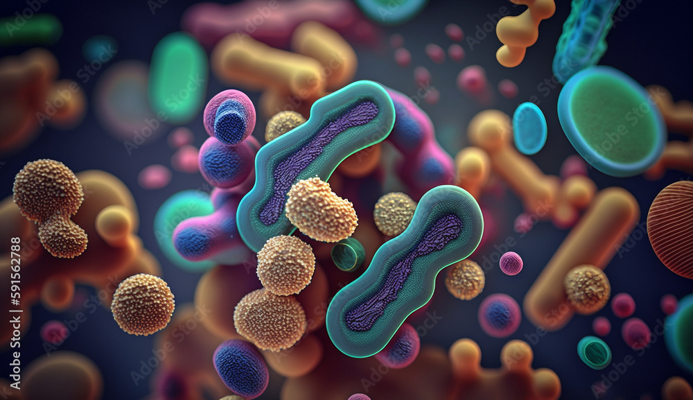 Abstract 3d rendered background design with shapes and structures ...