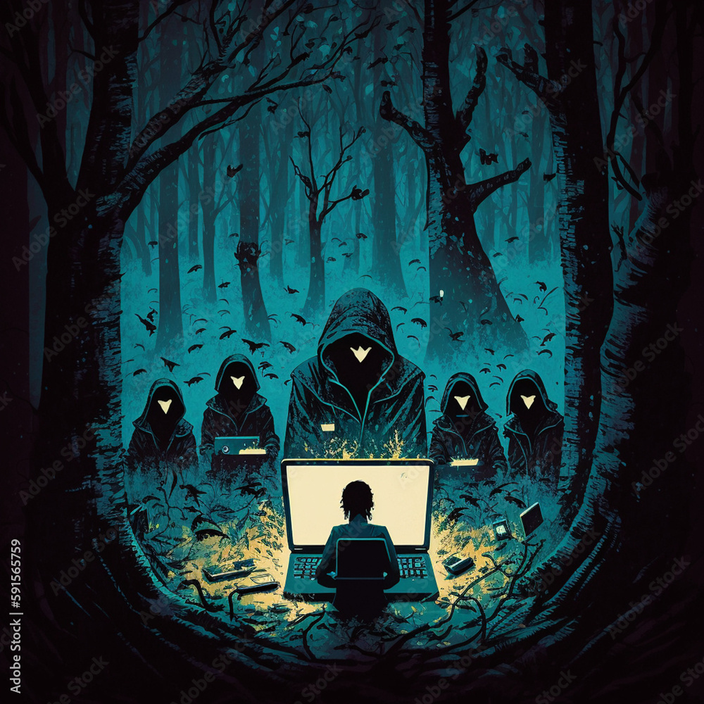 Get lost in a mysterious and tense world with our mixed-media artwork ...