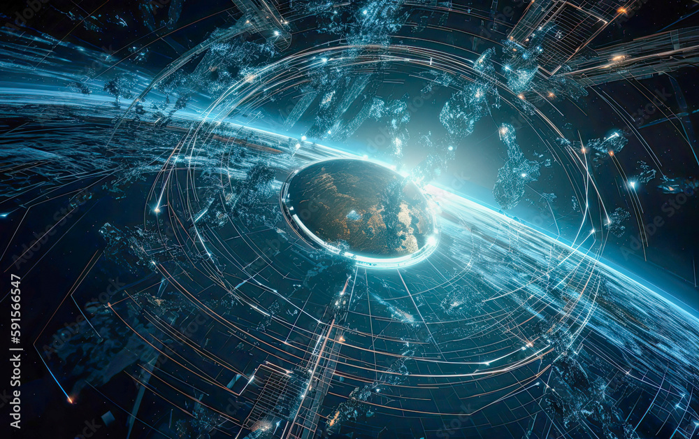 Cosmic Fusion: An Awe-Inspiring Visual Experience of Earth, Outer Space ...