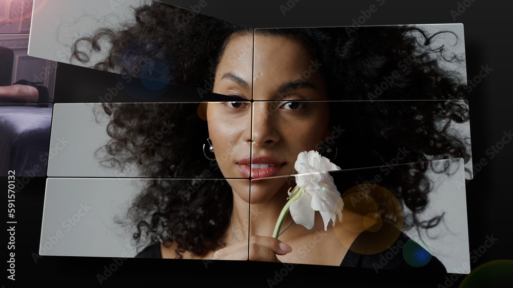 Folding Modern Slideshow Stock Template | Adobe Stock