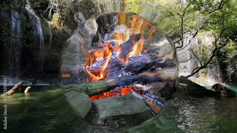 Rain Drops Transitions Stock Template | Adobe Stock