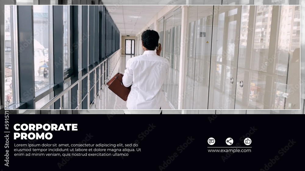 Modern Corporate Slideshow Stock Template | Adobe Stock