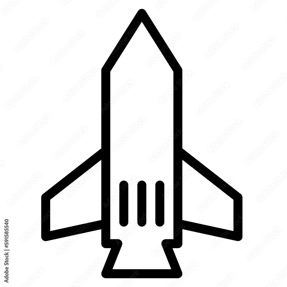 rocket Stock Vector | Adobe Stock
