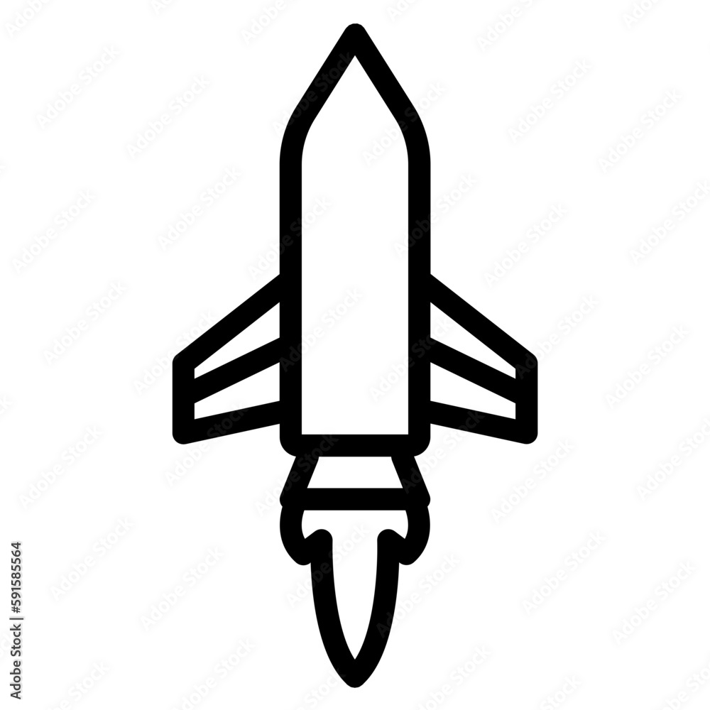rocket Stock Vector | Adobe Stock