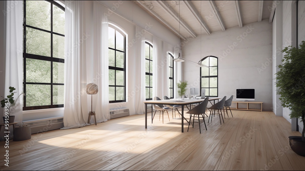 conference room, office room, office with windows, Zoom Virtual ...