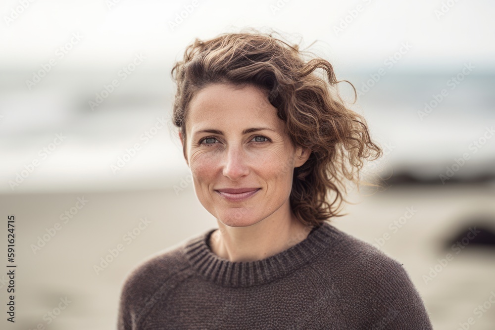 Medium shot portrait photography of a satisfied woman in her 30s ...
