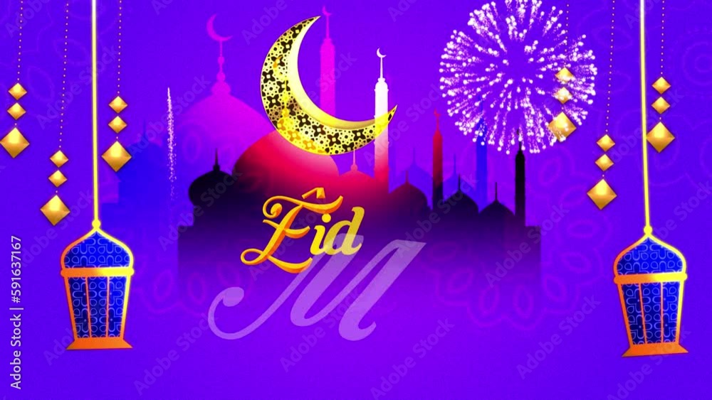 Eid Mubarak, Eid Mubarak Video, Eid Mubarak Intro, Eid Background, Eid greetings, Eid Mubarak ...